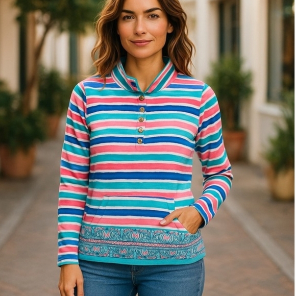 Lilly Pulitzer | Tops | Lilly Pulizter Nelle Captain Popover | Poshmark